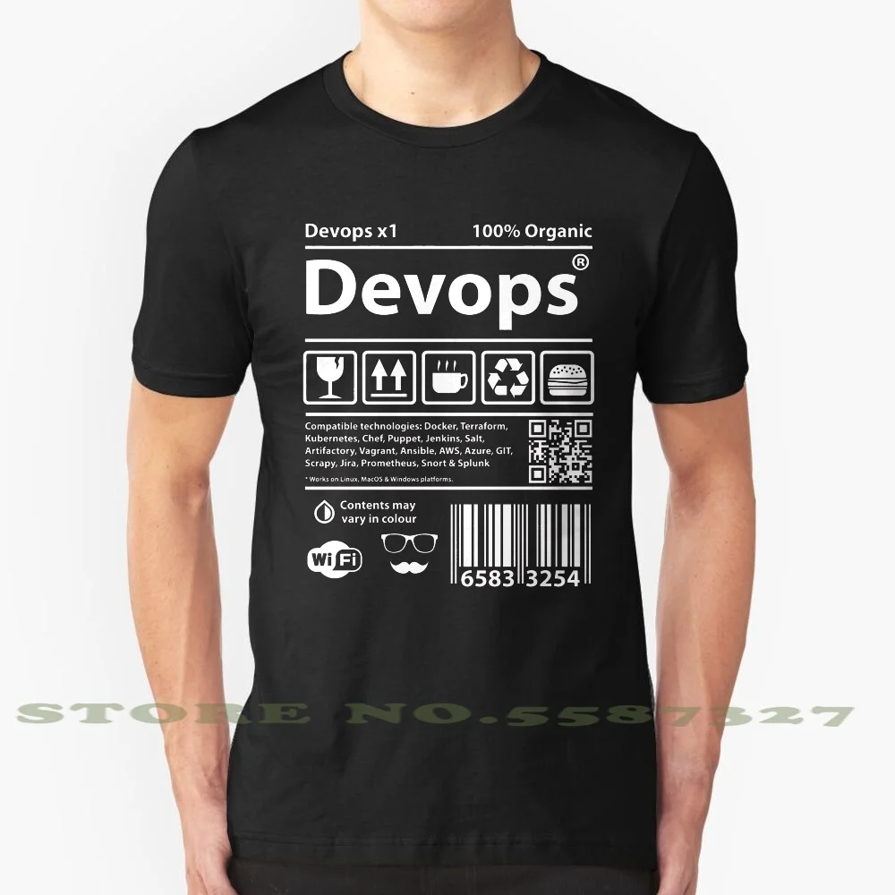 Devops-Barcode-Summer-Funny-T-Shirt-For-Men-Women-Stack-Overflow ...