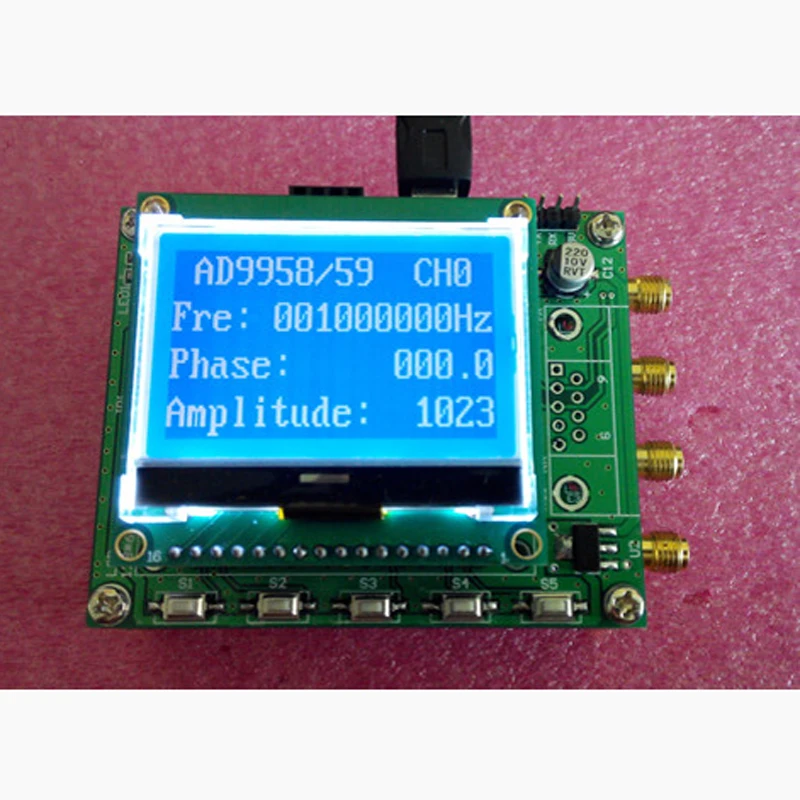 Ad9958 Ad9959 Four-channel Dds Module Stm32 Signal Source Learning Module V3 - Signal Generators ...