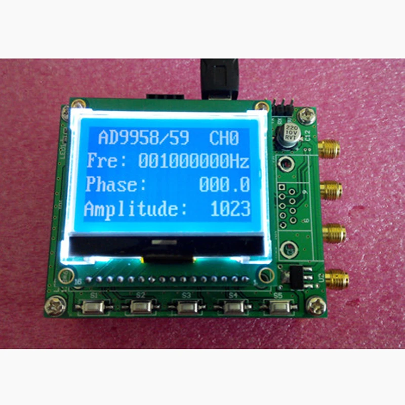 Ad9958 Ad9959 Four-channel Dds Module Stm32 Signal Source Learning Module V3 - Signal Generators ...