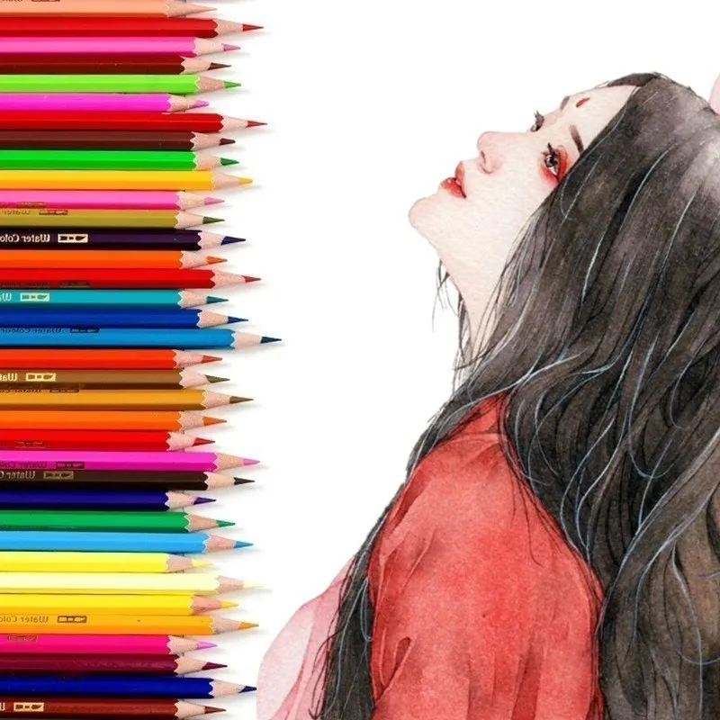 Colored Pencils Lapis De Cor Artist Painting Watercolor Pencils Lapis ...