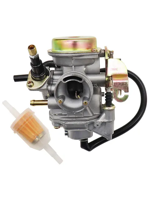 How to Install a Carburetor Fit For Yamaha Raptor 90 Atv 90cc Four ...