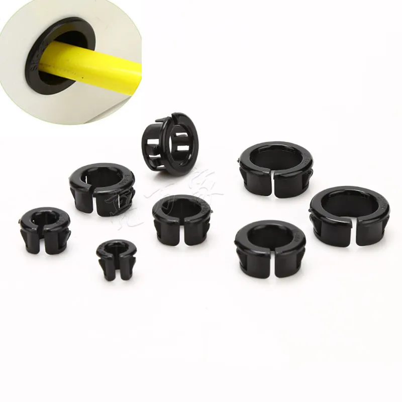 10pcs-Plastic-vent-hole-cover-wire-grommet-gasket-snap-on-Electric-box ...