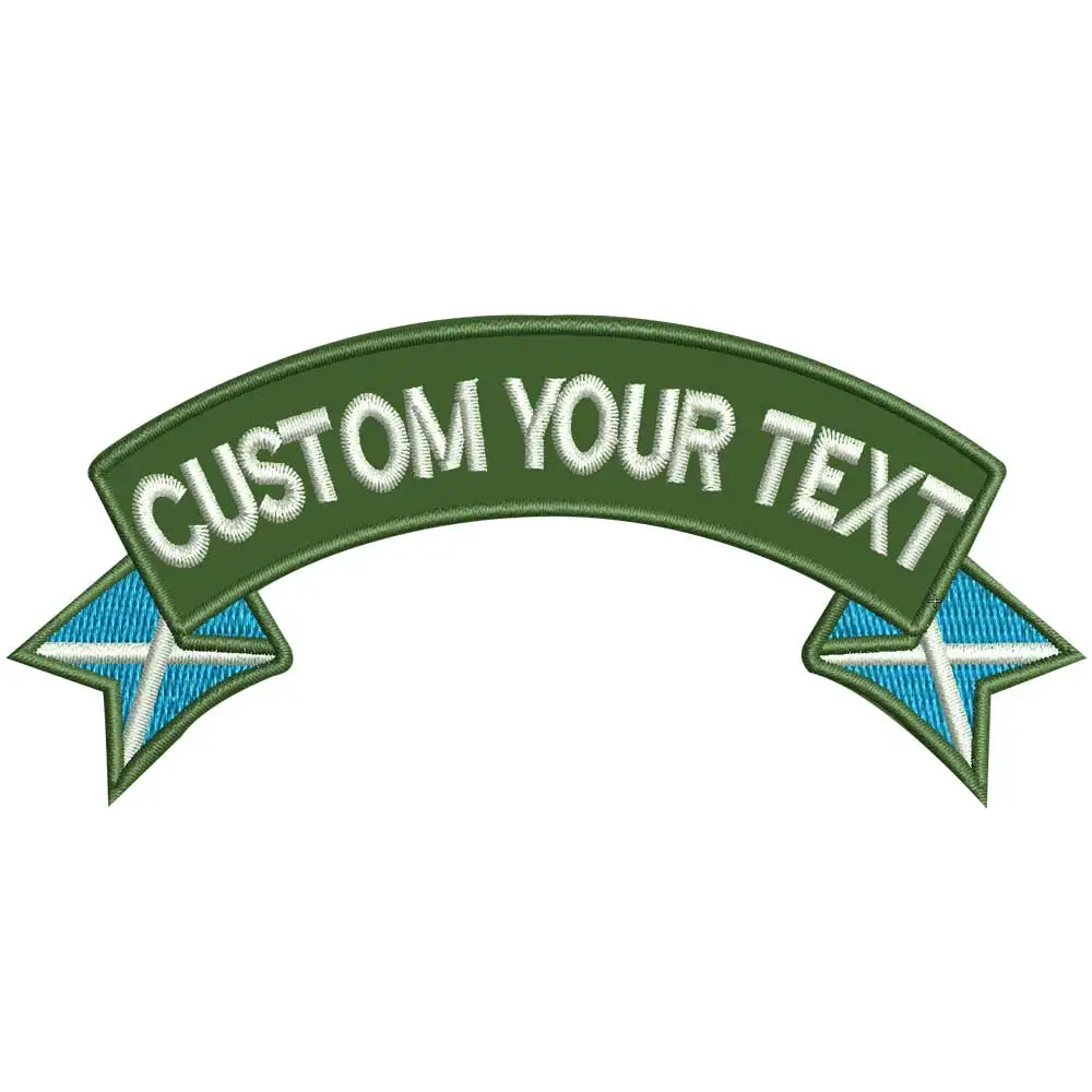custom-Scotland-flag-name-tags-patch-ribbon-shape-embroidered-iron-on ...