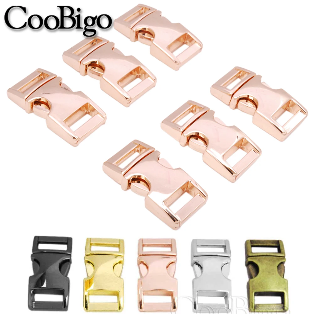 10mm Metal Buckle Clip Strap Fastener Release Buckles for Bag Webbing ...