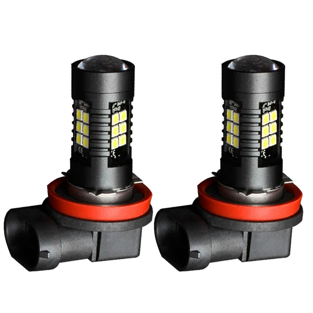 ASLENT 2x 1200LM H8 H11 H16JP LED 9005 HB3 9006 HB4 LED Fog Lamp For ...