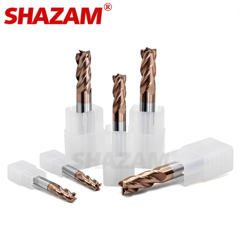 Milling Cutter Alloy Coating Tungsten Steel Tool Cnc Maching Hrc65 ...