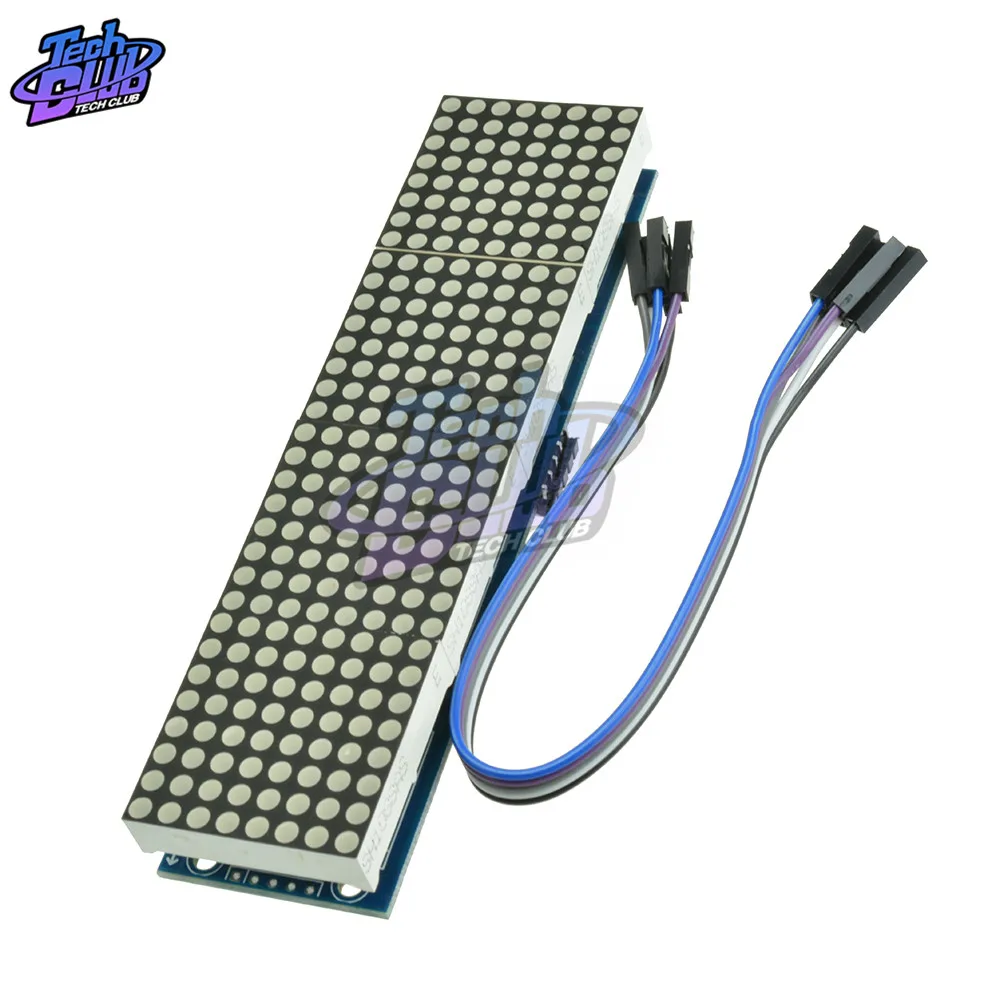 Electronic MAX7219 Dot Matrix Module single module driver 8x8 For Arduino Microcontroller 4 In ...