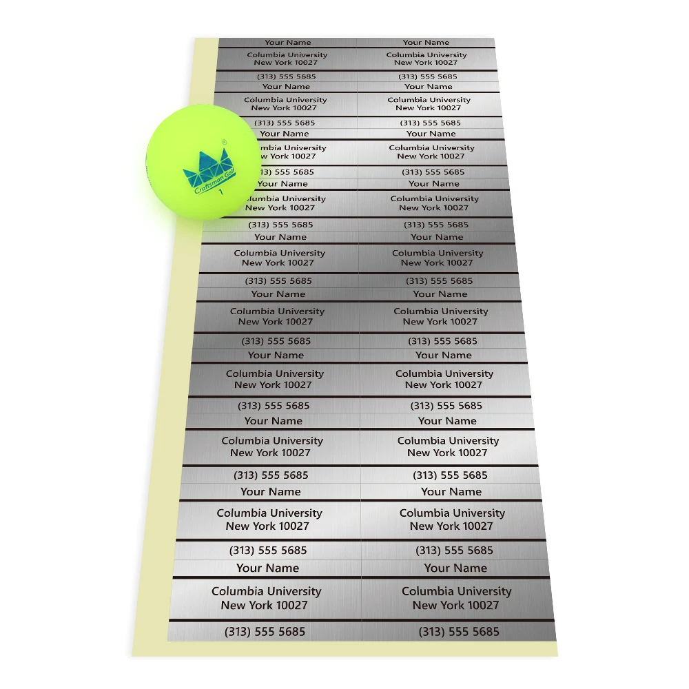 Golf Club Labels Shaft