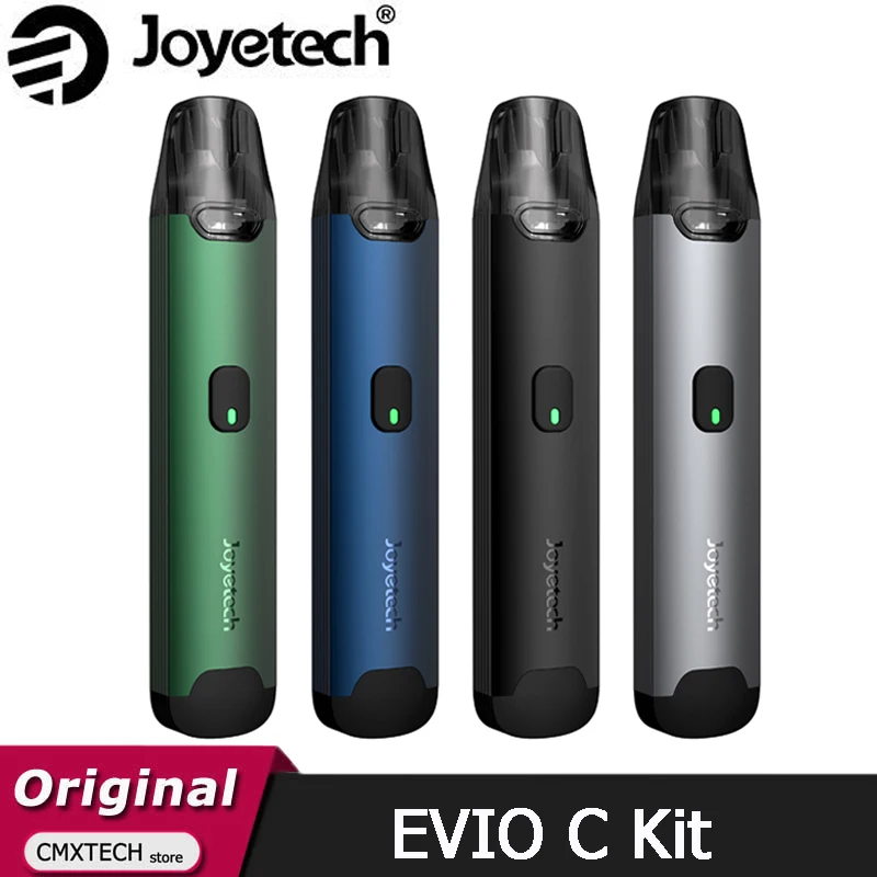Original-Joyetech-EVIO-C-Pod-Kit-Vape-800mAh-Battery-2ml-Cartridge-Pod ...