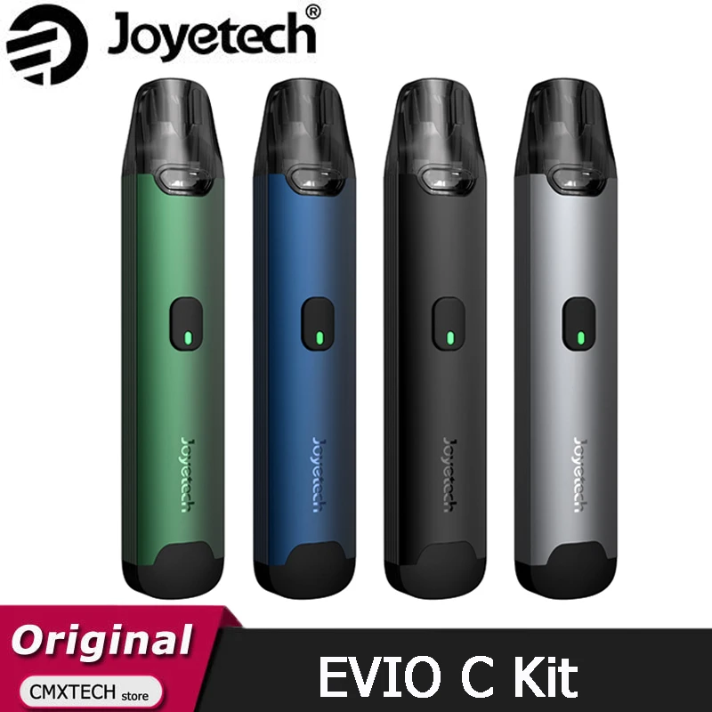 Original Joyetech EVIO C Pod Kit Vape 800mAh Battery 2ml Cartridge Pod ...