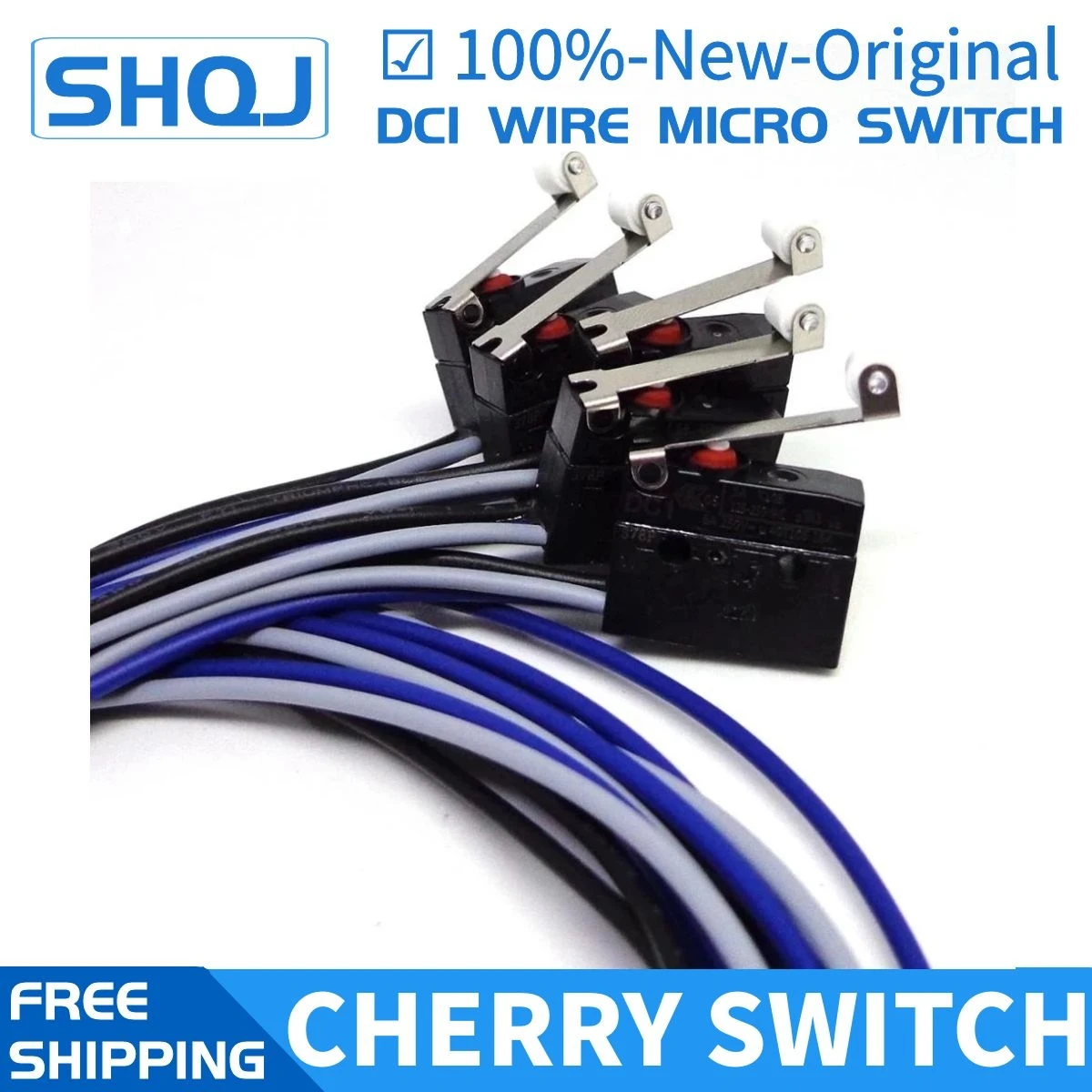 original-CHERRY-micro-switch-with-0-5M-wire-DC1-short-long-pulley-bent ...