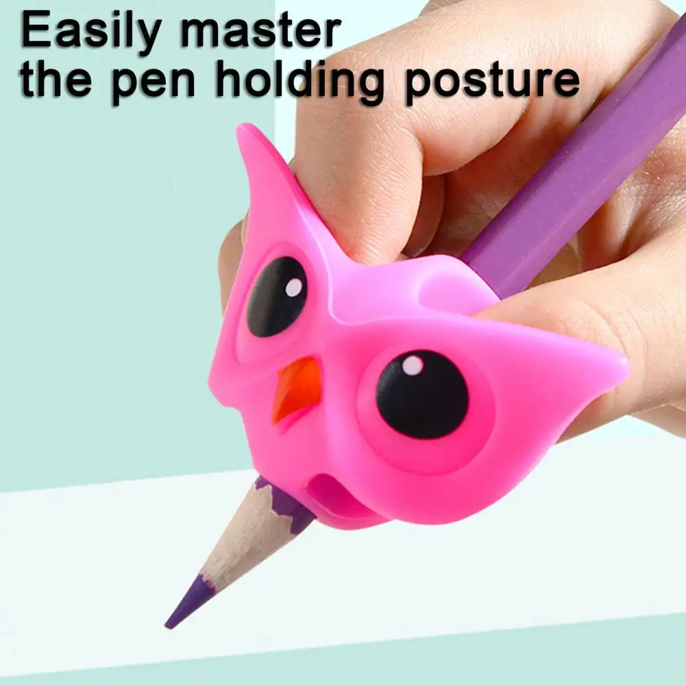 Owl Holding Pencil