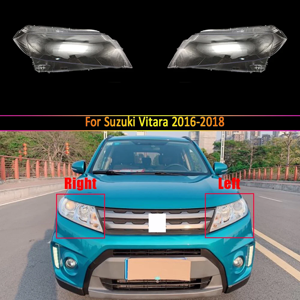 Car-Headlight-Lens-For-Suzuki-Vitara-2016-2017-2018-Headlamp-Cover ...