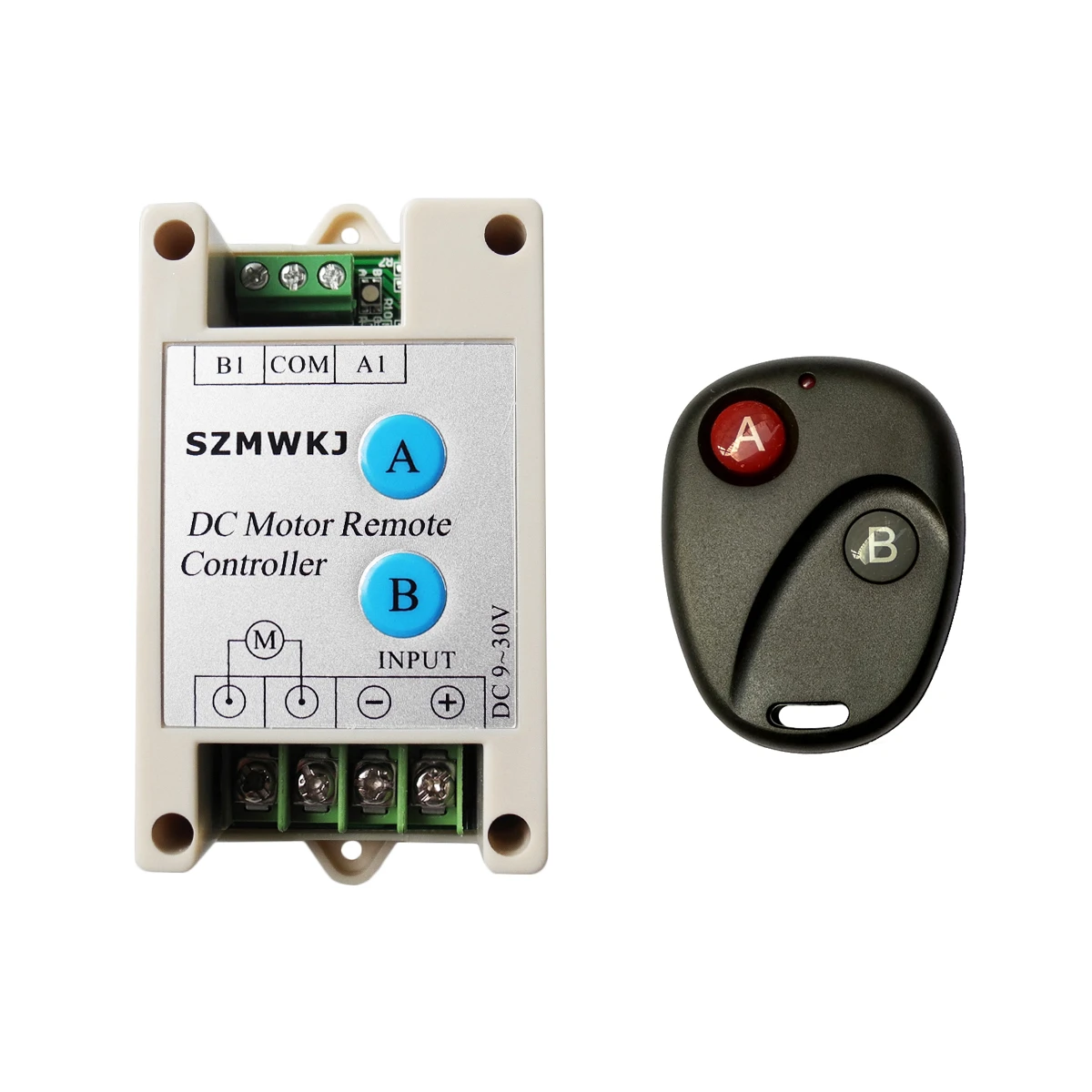 Dc Motor Controller With Wireless Remote Control 12v/24v Control Board ...
