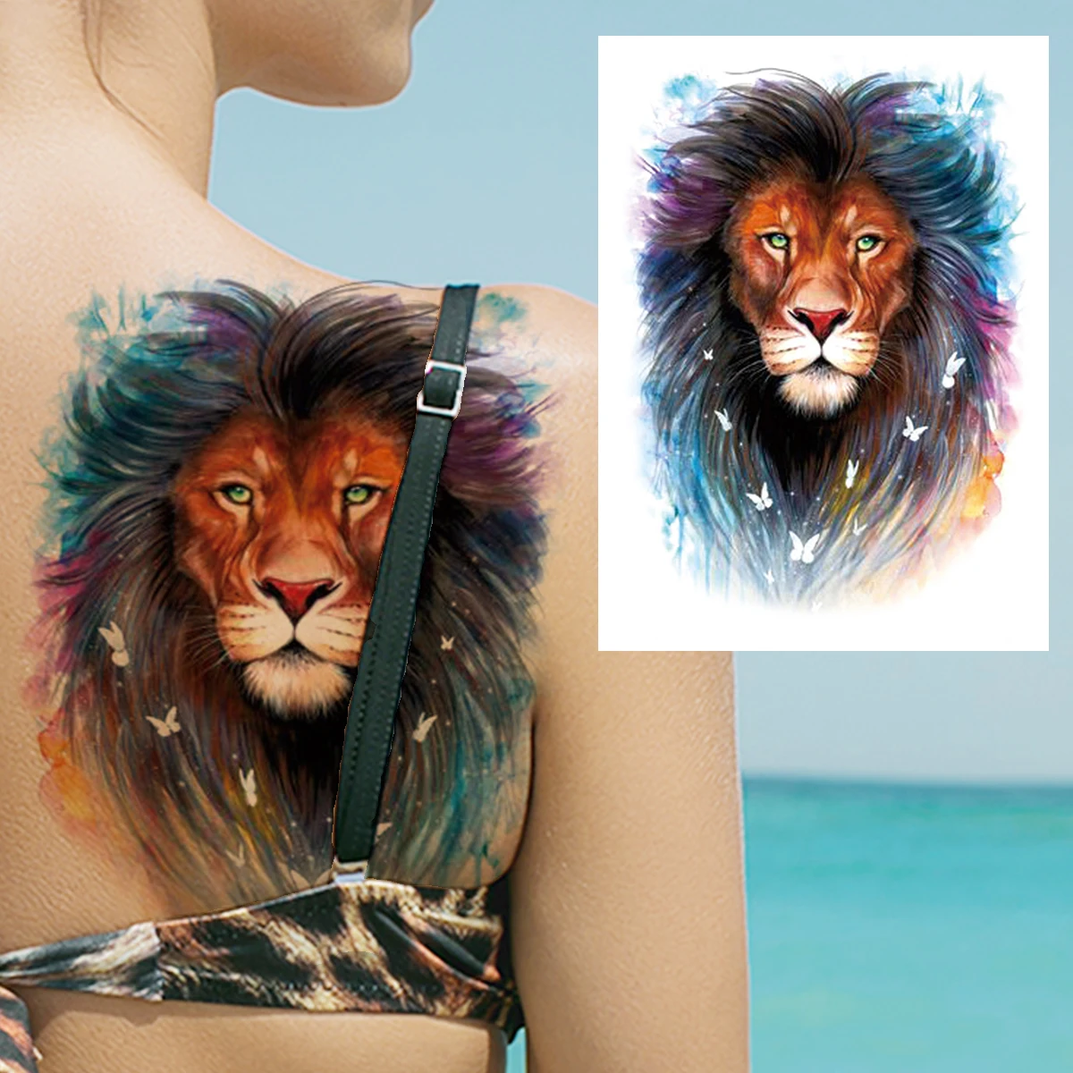 Watercolor Animal Tattoo