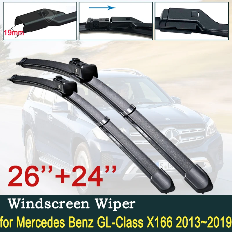 for-Mercedes-Benz-GL-GLS-Class-X166-2013-2019-Car-Wiper-Blades-Front ...