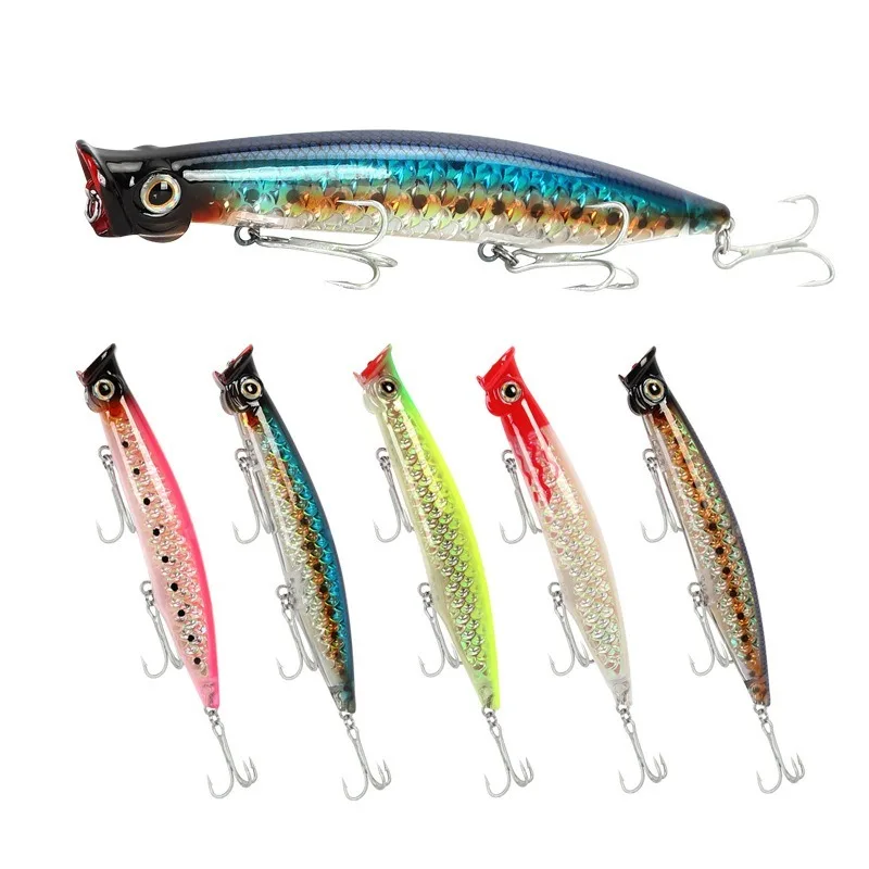 1Pcs Popper เหยื่อล่อปลา S 13G/11Cm Topwater Lure Isca ประดิษฐ์ ...
