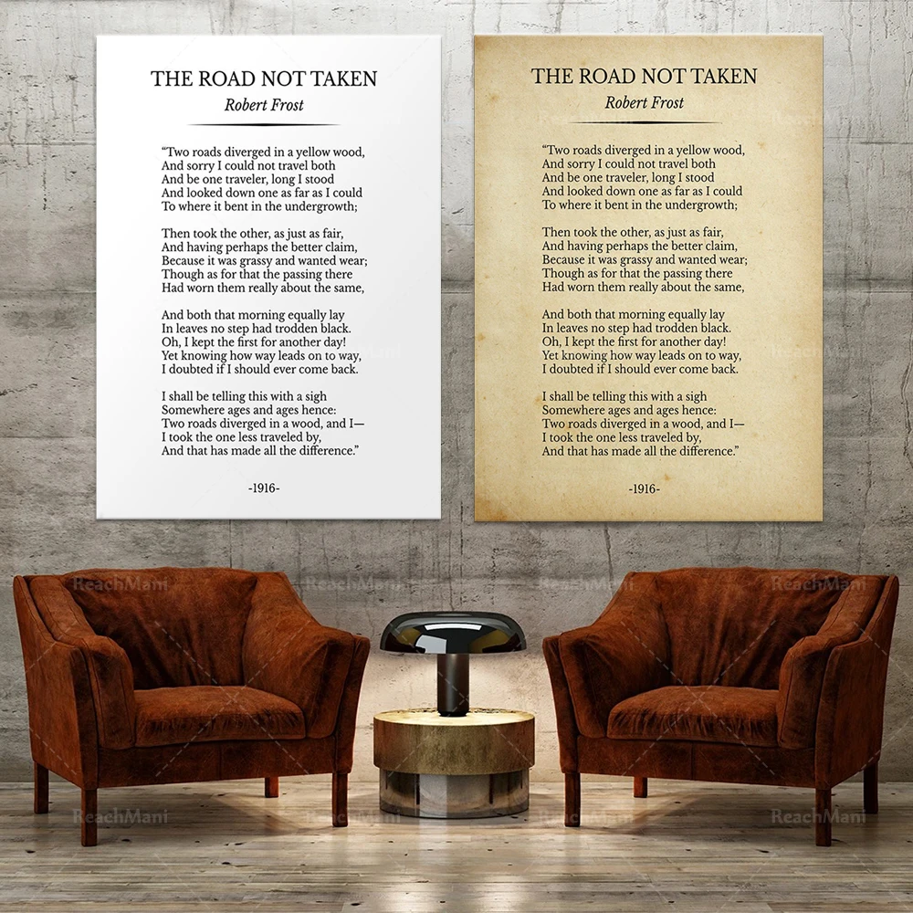 The Road Not Taken Poster