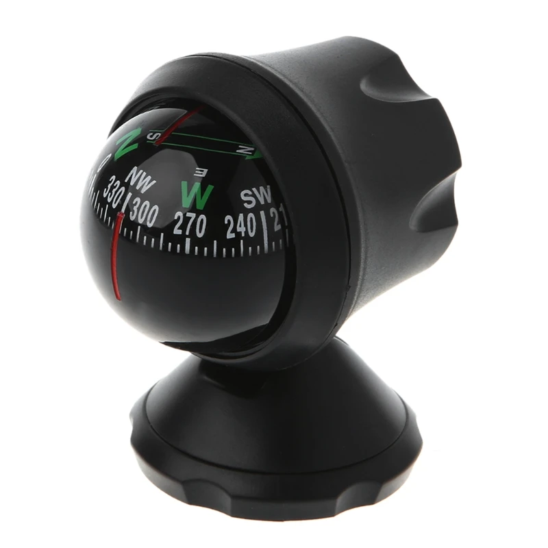 Mini Car Compass Flexible Navigation Dashboard Auto Ball Cup Vehicle ...