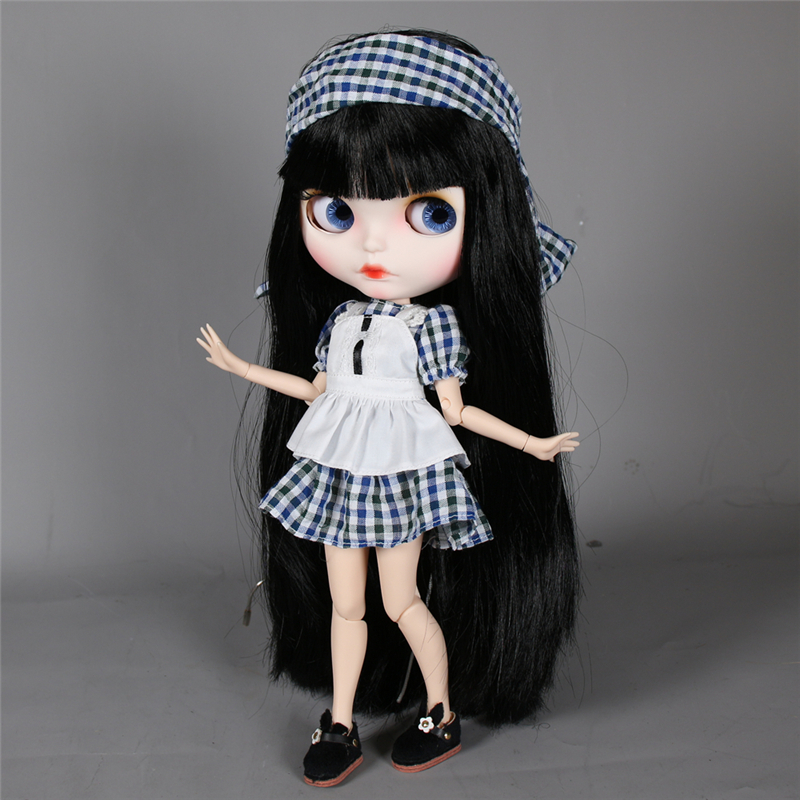 Alexandra – Premium Custom Neo Blythe Doll with Black Hair, White Skin ...
