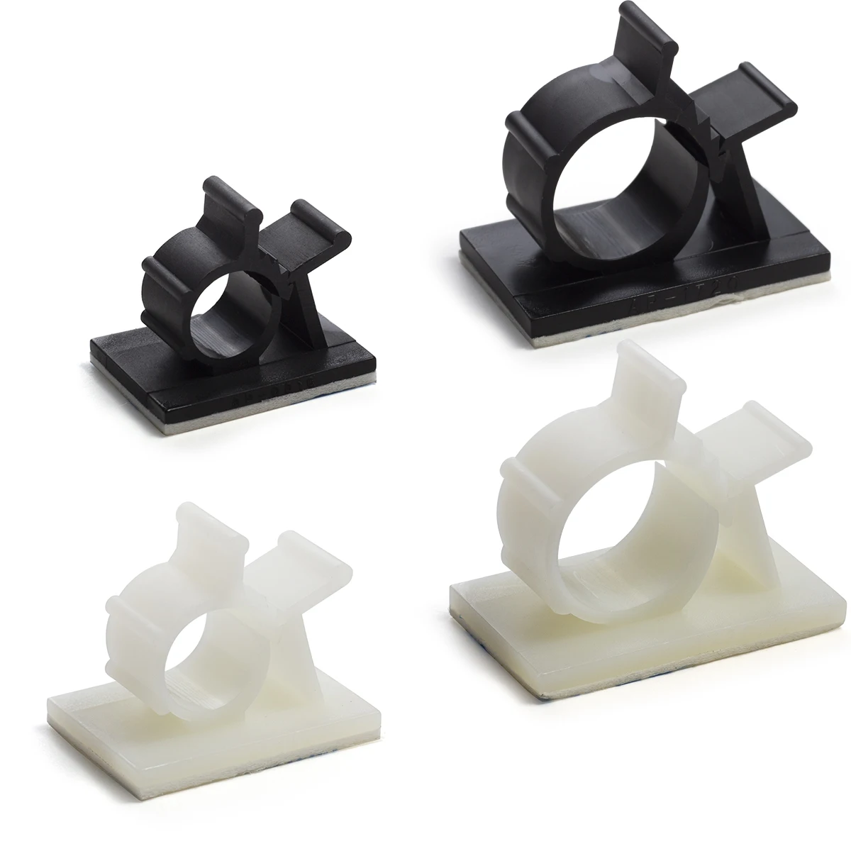 10pcs Lot Adjustable Self-Adhesive Wire Cable Ties Mounts Clamp Clip ...