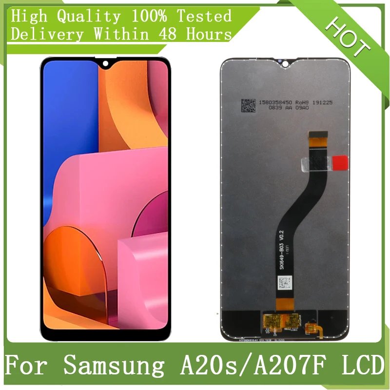 Samsung A20 Service Touch Screen Pack | Screen Frame Samsung A20 Amoled ...