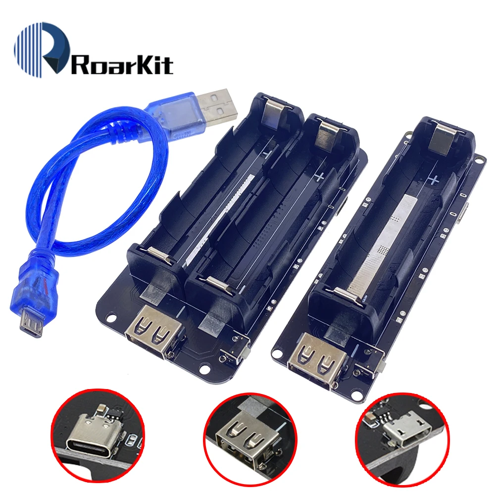 Two-Voltage-18650-Lithium-Battery-Shield-V8-Mobile-Power-Expansion ...