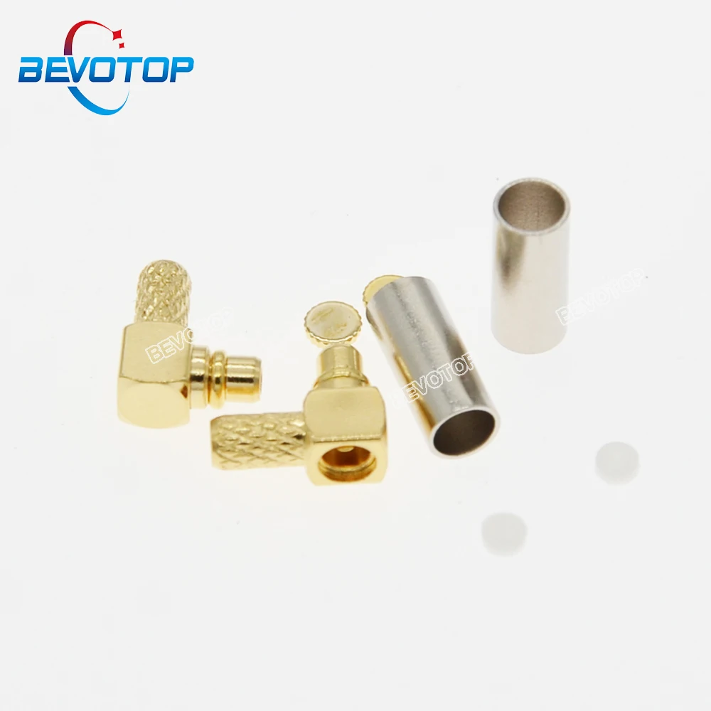 BEVOTOP-10pcs-lot-MMCX-Male-Straight-and-Right-Angle-Plug-Connector-Crimp-RG174-RG178-RG316 ...