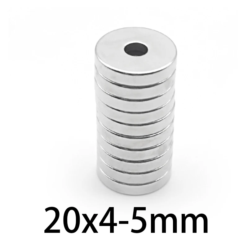 20-4-5mm-Magnets-20-4-mm-Hole-5mm-Permanent-Round-Countersunk-Neodymium ...