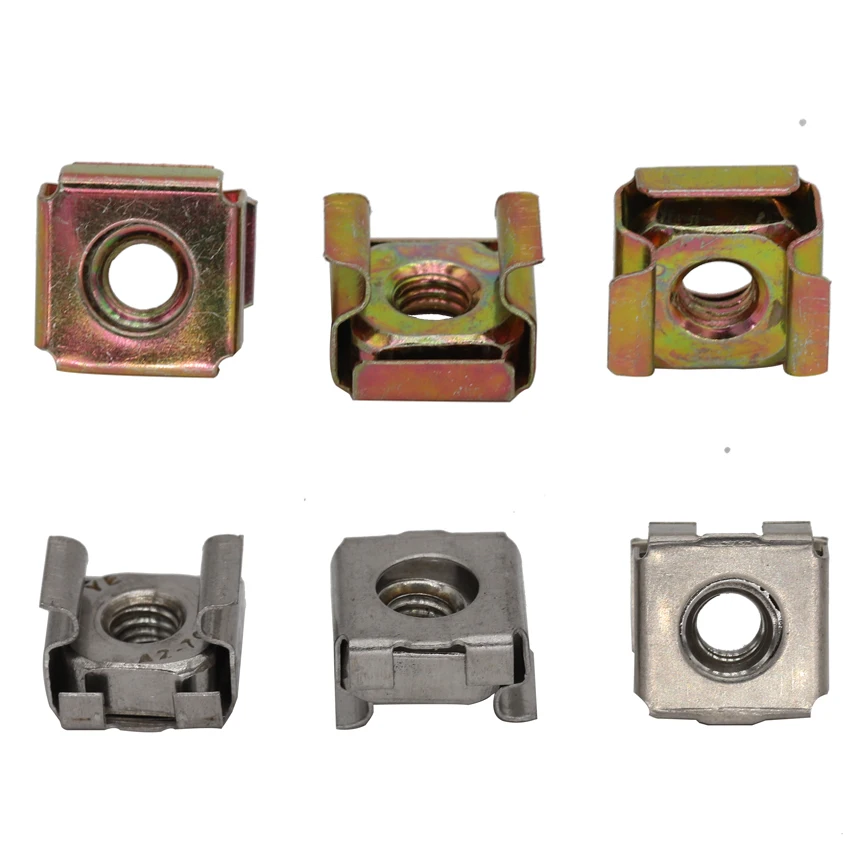 M5-M6-Carbon-Steel-Color-Zinc-Plated-Square-Rack-Mount-Cabinet-Floating ...