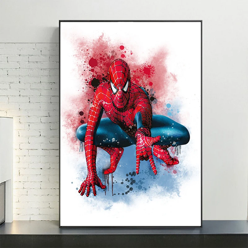 Superhero Splatter Art