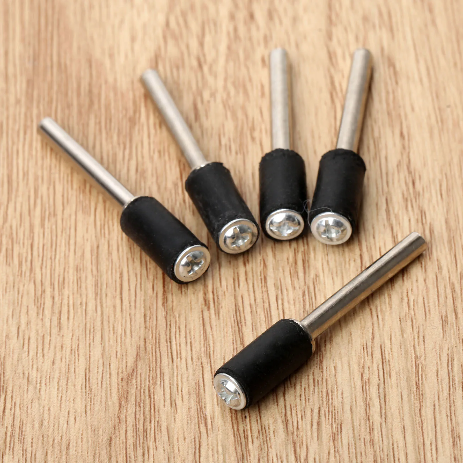 10Pc Dremel Accessories 6.35mm Drum Rubber Mandrel 2.35mm Shank Rod for ...