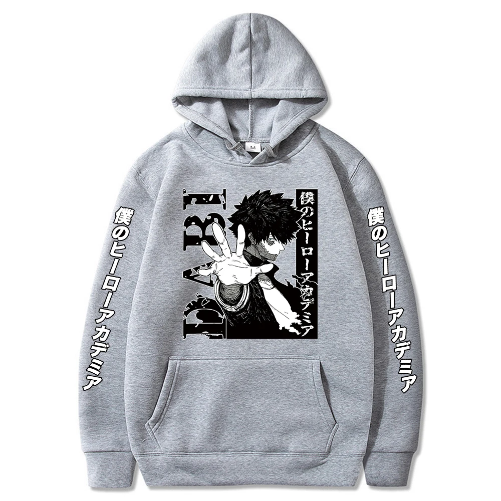 Japanese Anime My Hero Academia Dabi Hoodies Male Harajuku Manga Sad ...