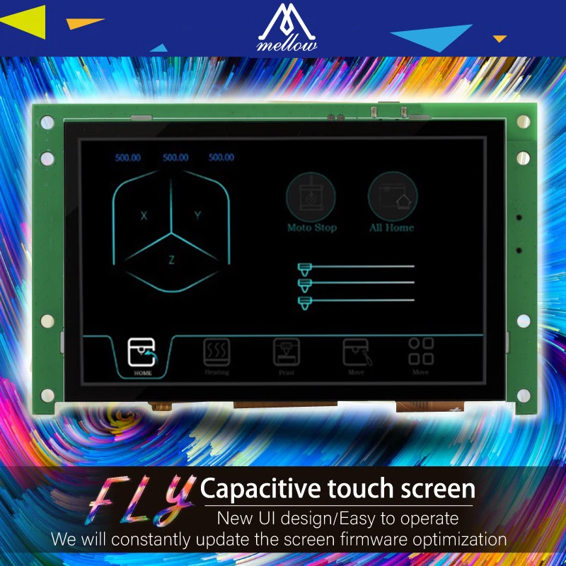 Mellow 4.3 Fly Marlin Wifi Beta Touch Screen 2m/s For Marlin Control ...