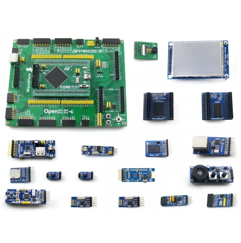 Stm32 Arm Cortex M4 개발 보드 Stm32f407igt6 32 인치 320x240 터치 Lcd 16 모듈 Open407i C 패키지 B