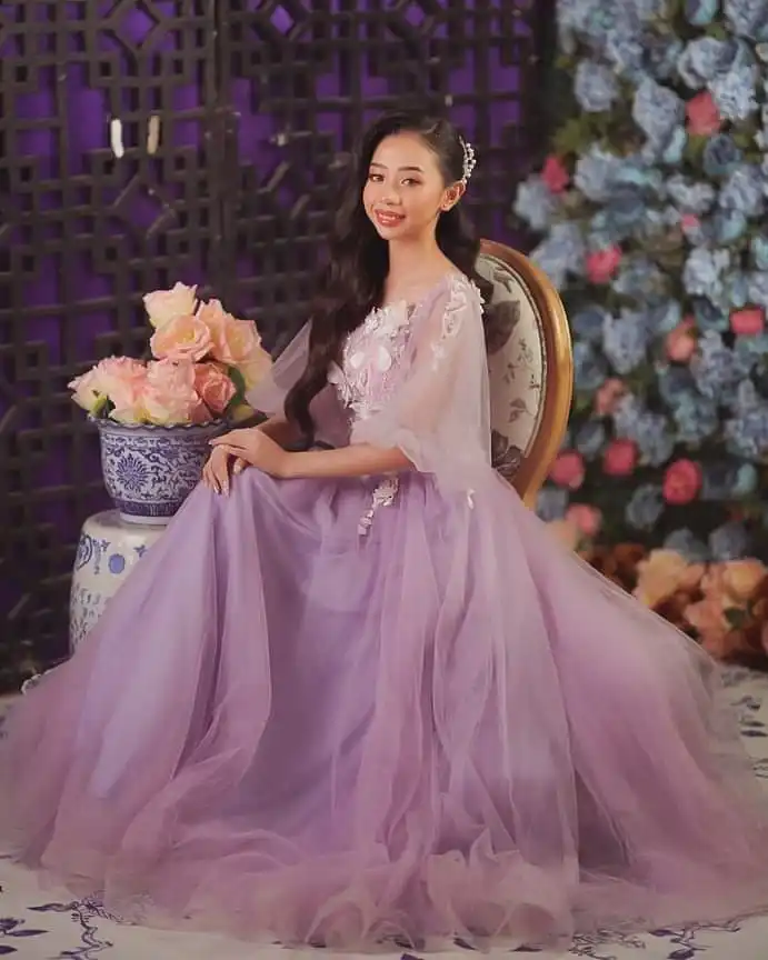 Rapunzel Inspired Prom Dress