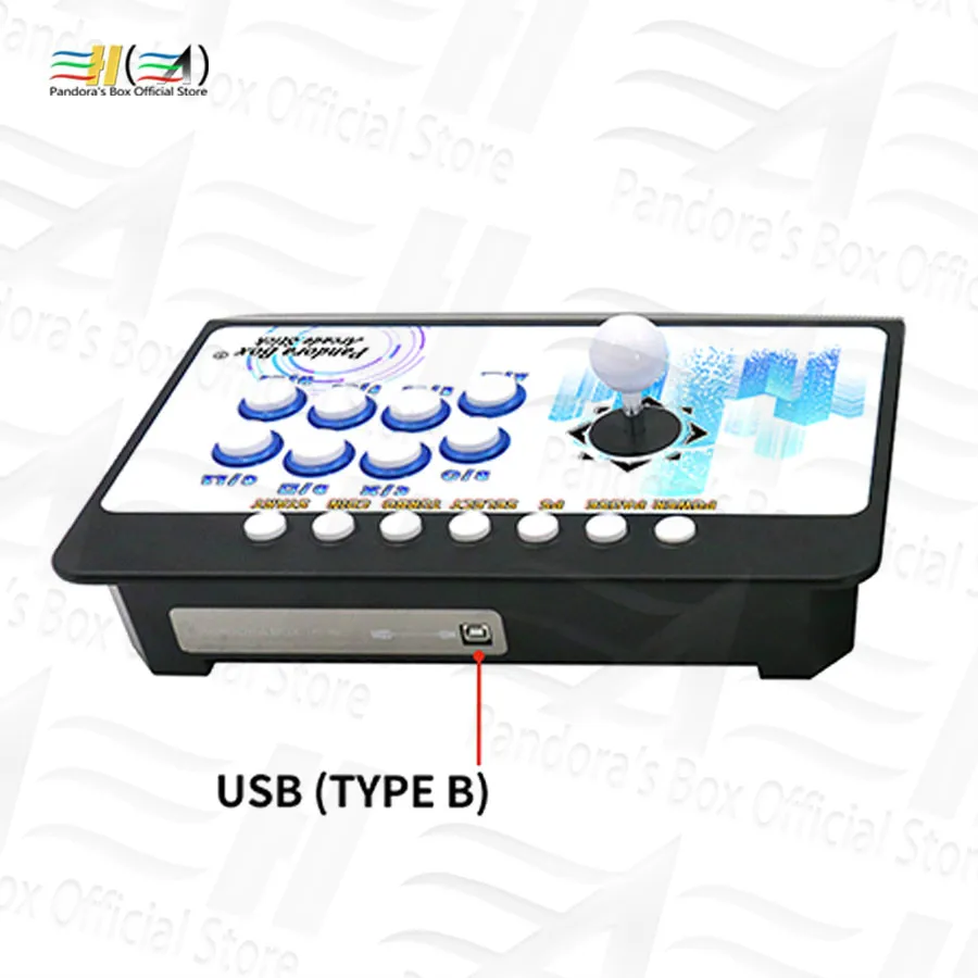 New Pandora box fighting joystick Wired Single plastic controller plug ...