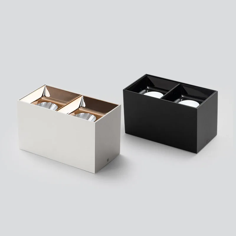 Surface-Mounted-Double-Headed-Quare-LED-Cube-Ceiling-Downlight-For-Room ...