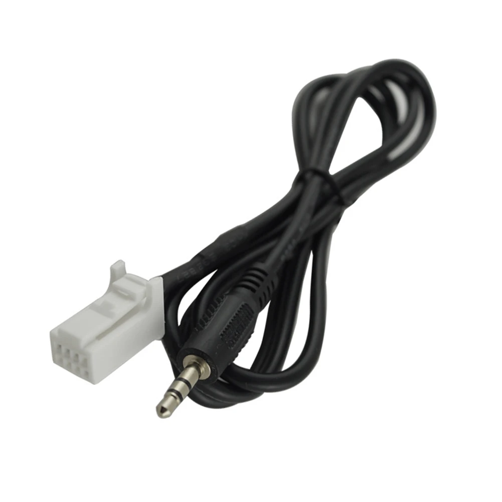 Car 3.5mm Trrs Interface Auido Aux 8-pin Adapter Mp3 Player Input Cable ...