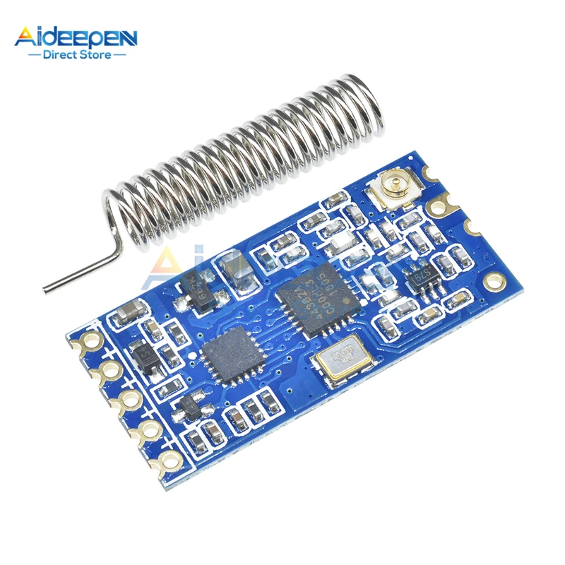 1Pcs 433Mhz HC 12 SI4463 Wireless Serial Port Module 1000m Replace ...