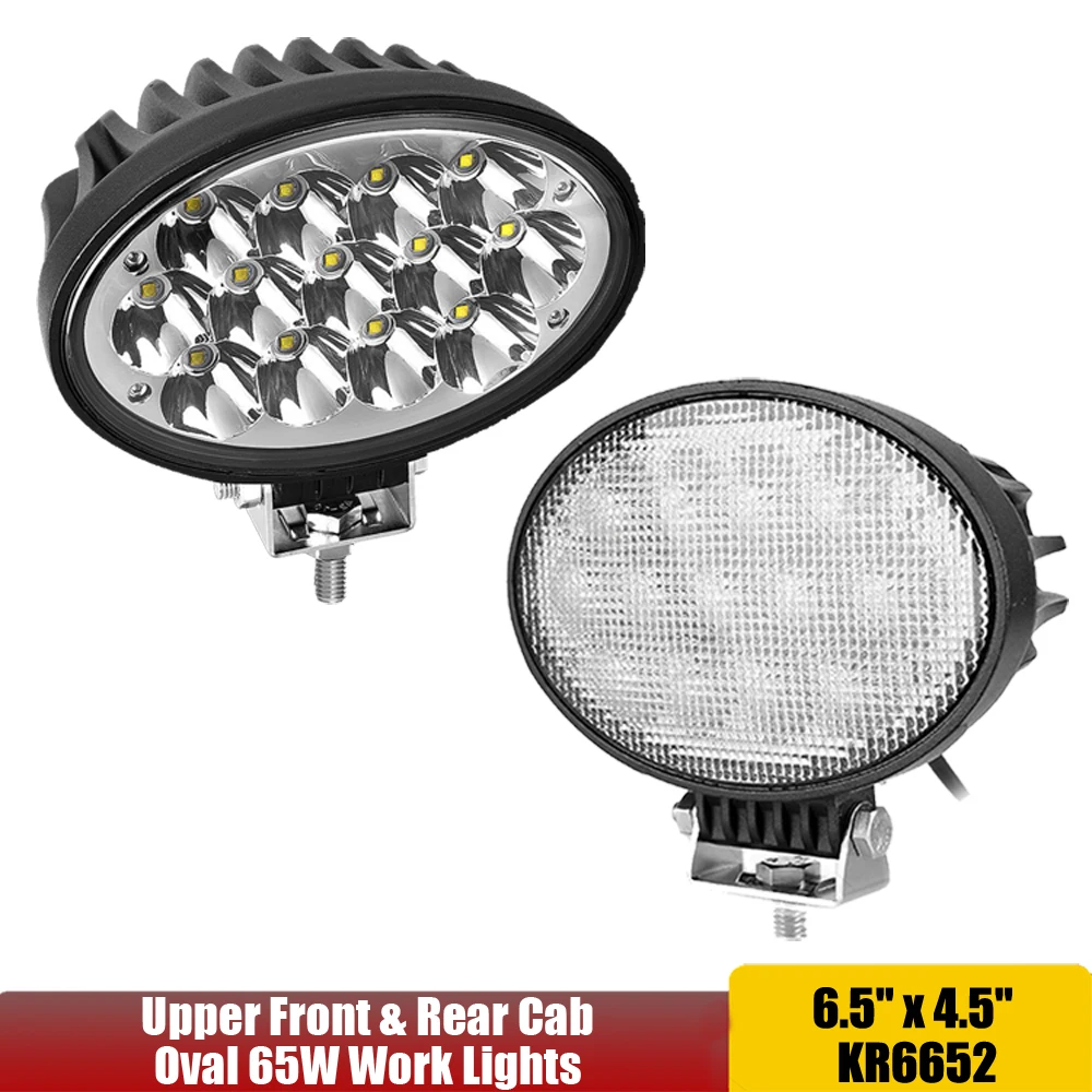 Lampu Kerja Led 65W Oval Besar 12V 24V Lampu Sorot Untuk, 54% OFF