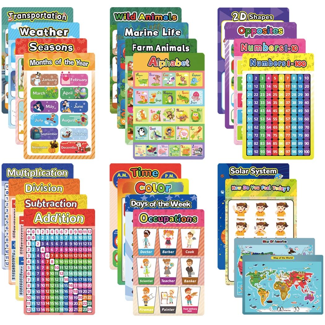 Toys & Games Learning & School Alphabet Classroom Signs In This ...