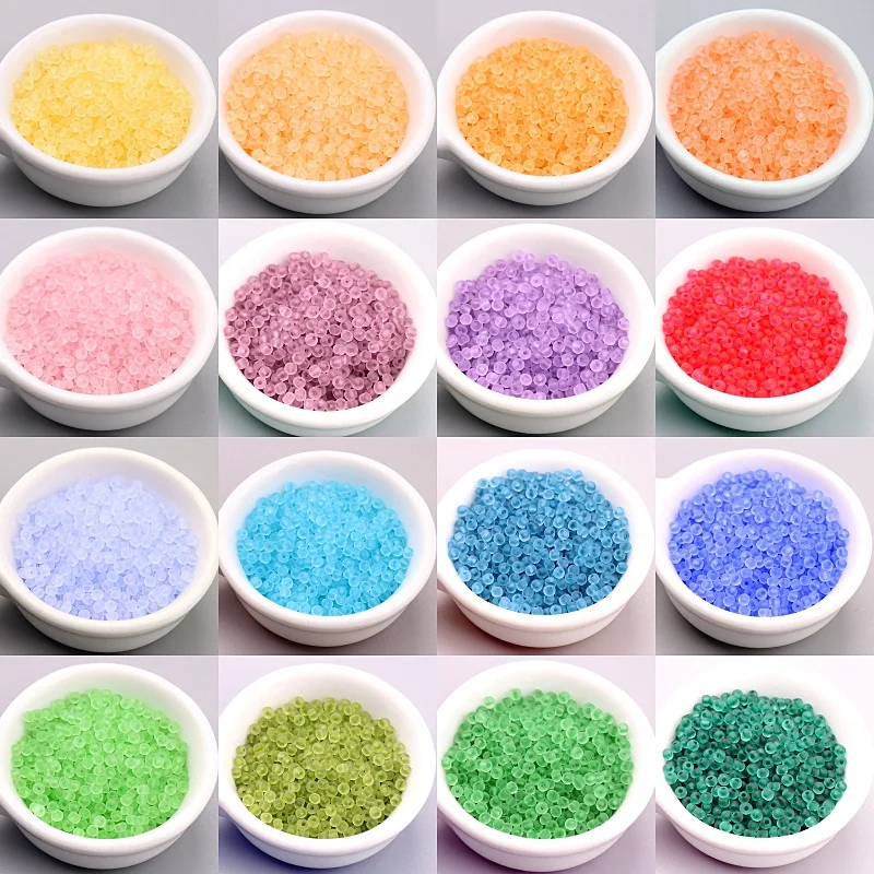 Glass Spacer Frost Seedbeads | Diy Handcraft Garment Beads | Glass ...