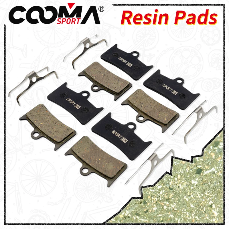 4 Pairs, Bicycle Disc Brake Pads for Hope Tech Evo V4 Hydraulic Caliper ...