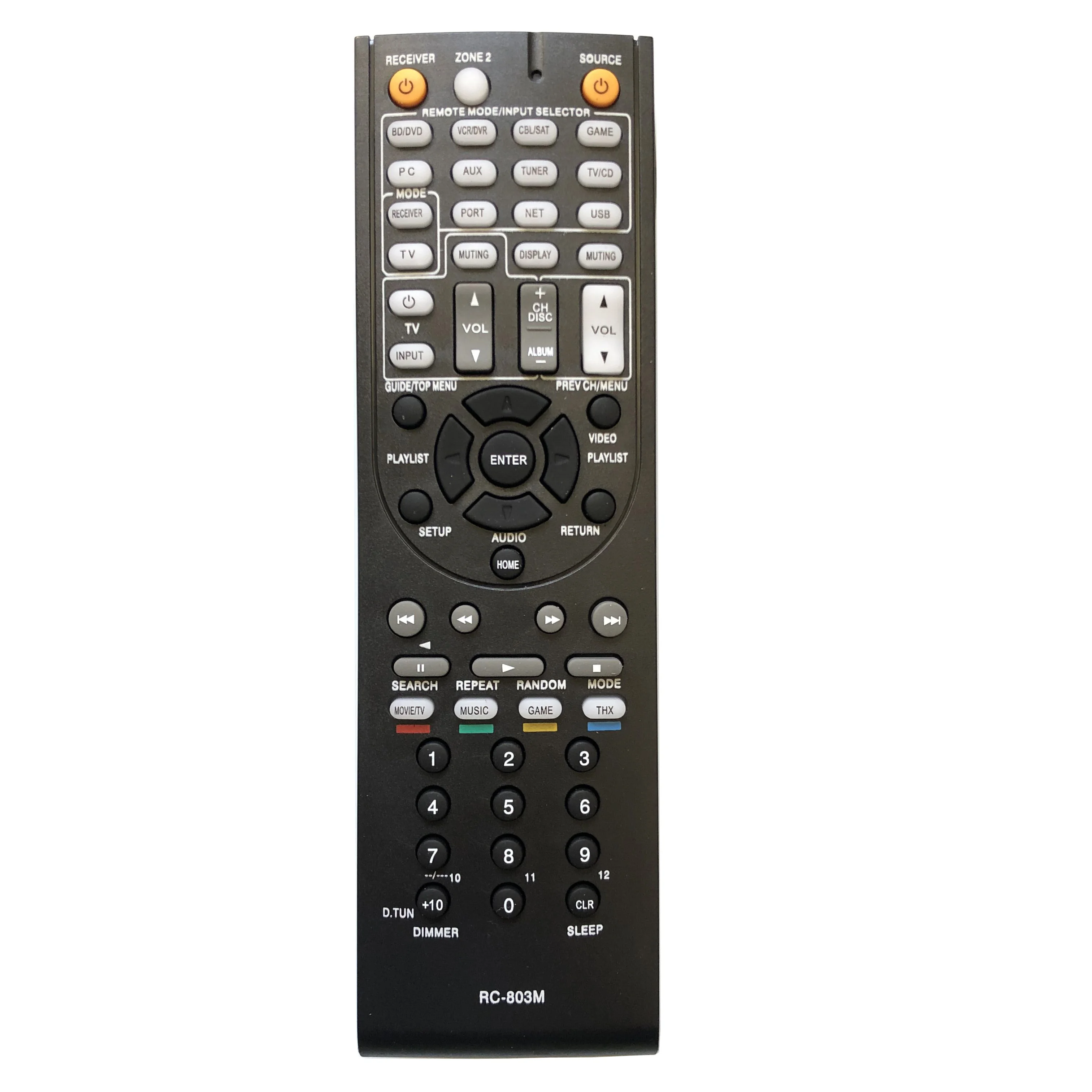 New Replacement Remote Control Onkyo Rc-803m For Rc-834m Rc-810m Rc ...