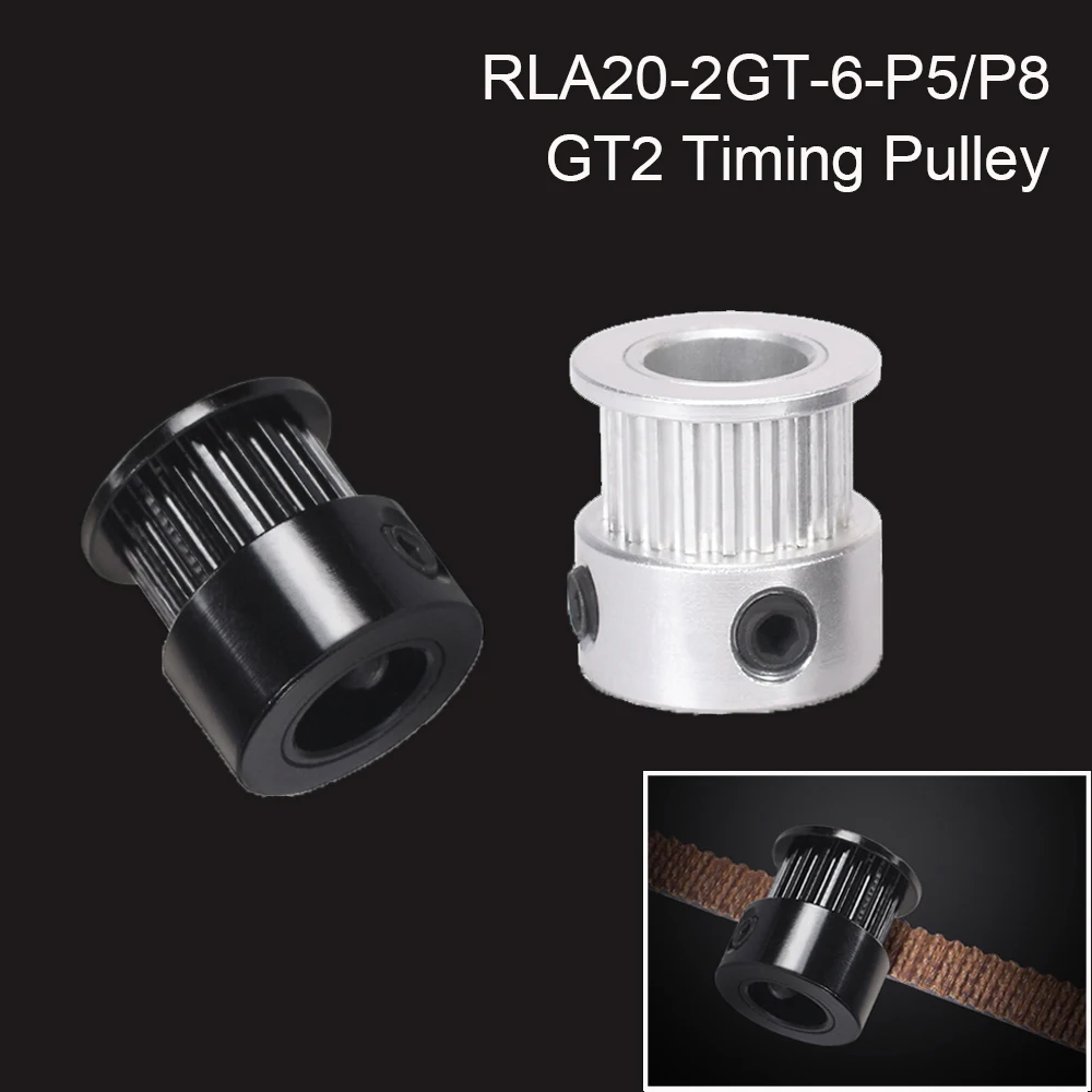 GT2-Timing-Pulley-3D-Printer-Parts-2GT-20-Teeth-Aluminum-Bore-5-8MM ...