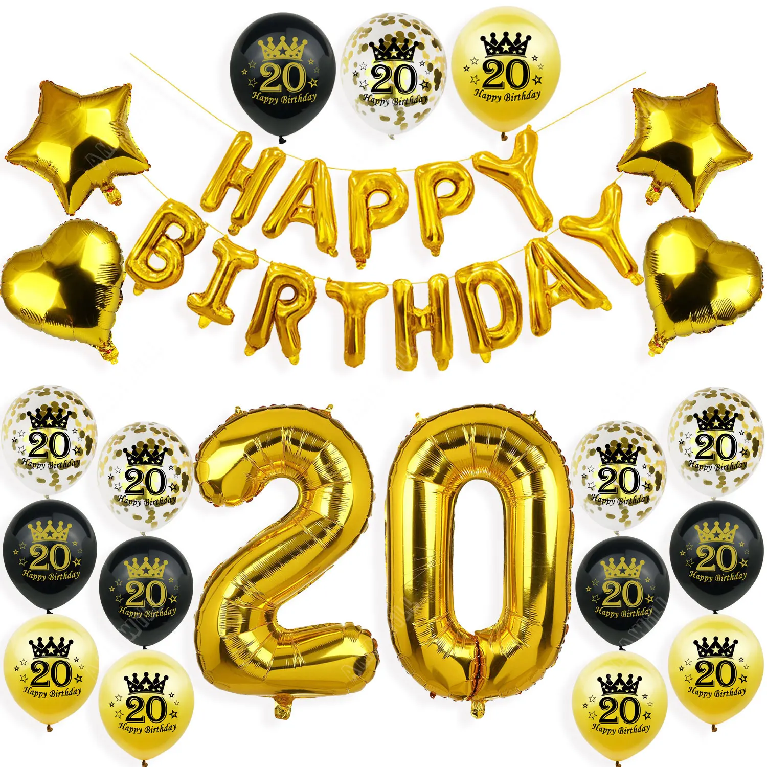 Number 20 Birthday