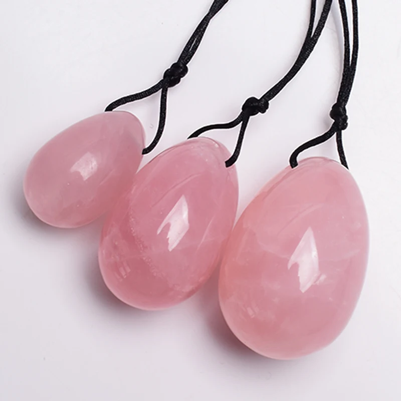 Yoni-Egg-Natural-Rose-Quartz-Massage-Set-Drill-Crystal-Mineral-Ball ...