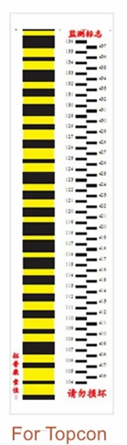 10 PCS SETTEMENT OBSERVATION STICKER FOR TOPCON DL502 SOKKIA SDL30 ...