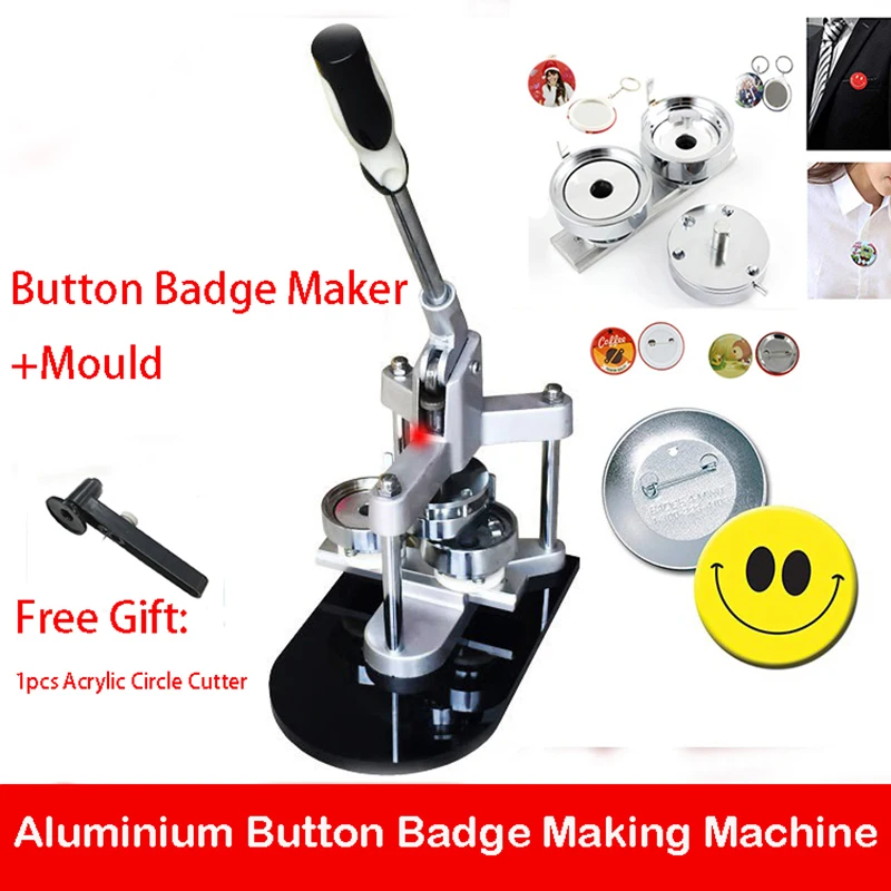 Badge Press Machine Button Badge Maker Diy Button Badge Making Machine ...